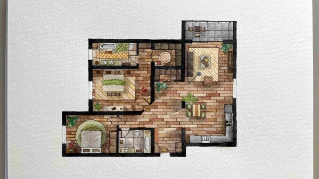 How to create a rendering of a floor plan – Winsor & Newton EU