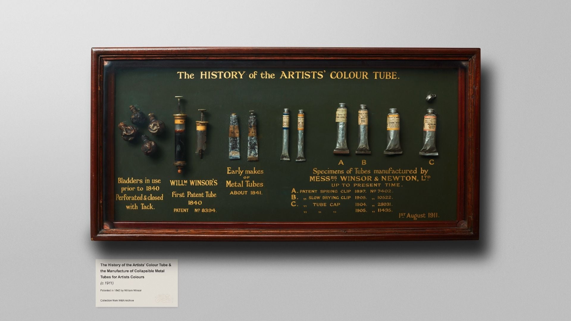 The history of the metal paint tube – Winsor & Newton EU