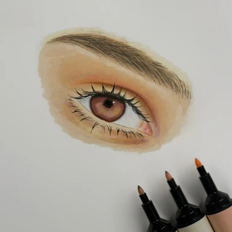 How to draw brown eyes – Winsor & Newton EU